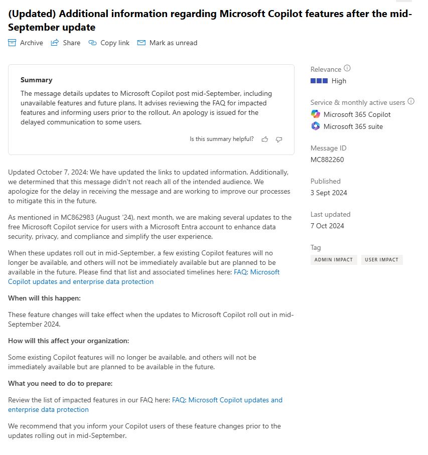 Microsoft 365 Message Center and Microsoft 365 Roadmap Explained